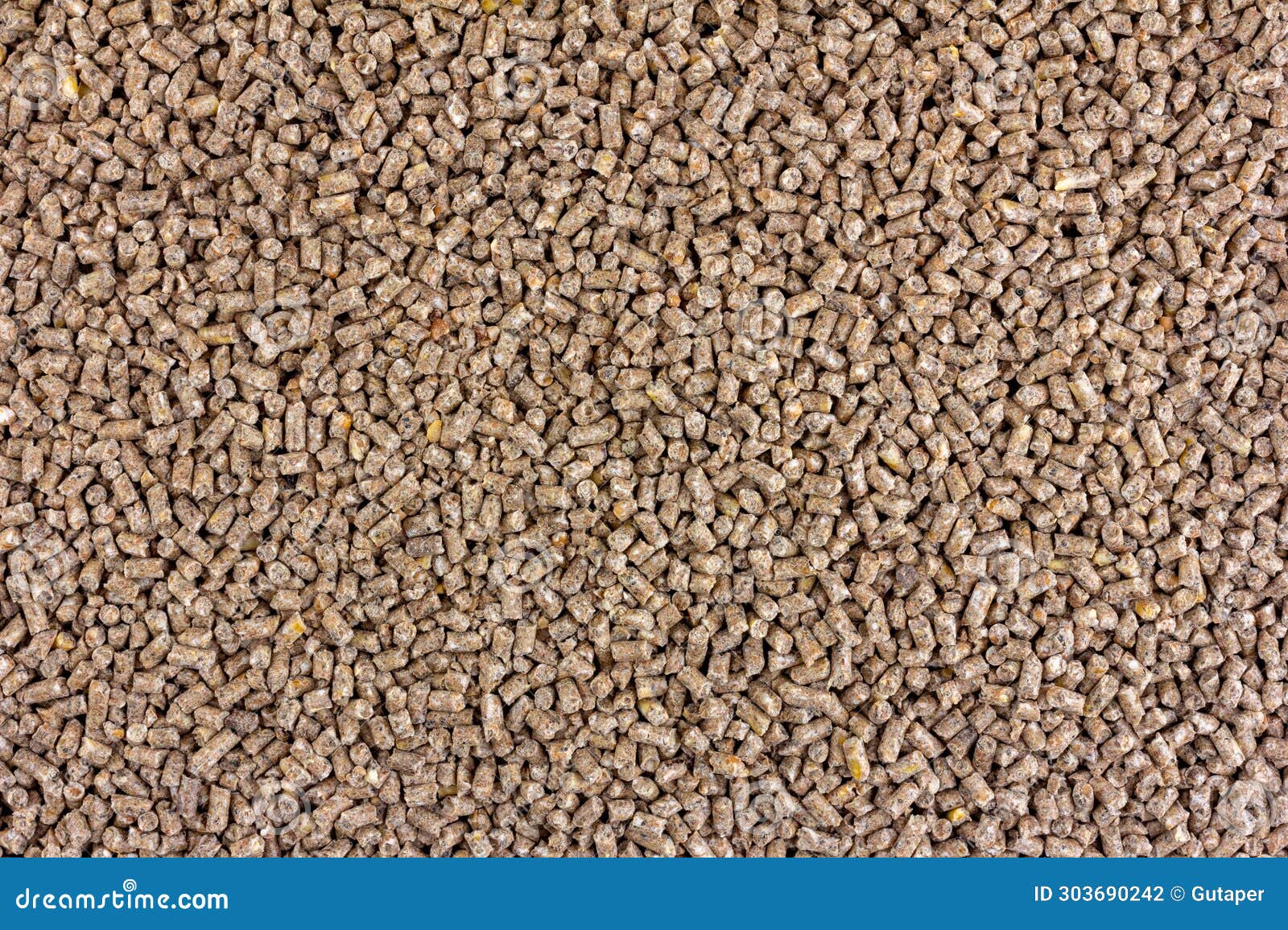 Compound Feed for Animal Feeding, Top View. Stock Photo - Image of ...