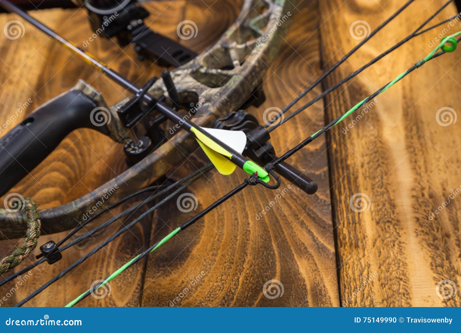 Compound hunting bow stock photo. Image of archery, modern - 75149990