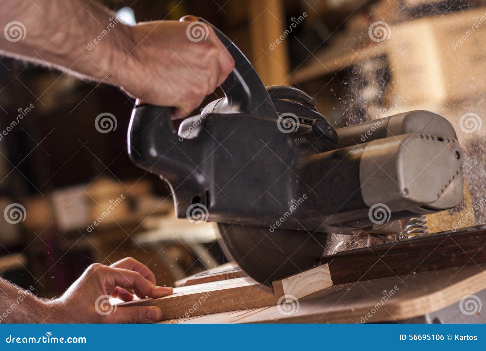 Compound mitre saw stock photo. Image of carbide, handy - 56695106