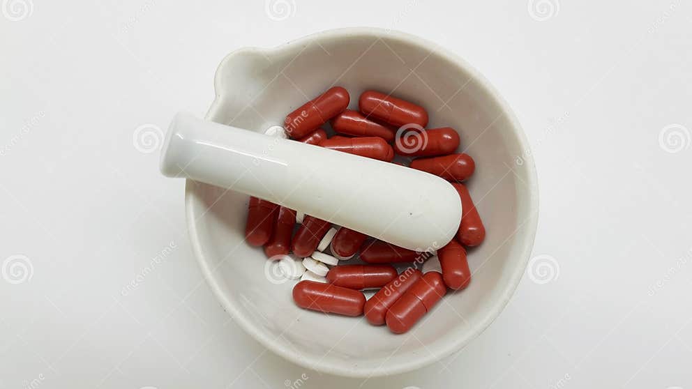 Compounding Capsules and Tablets Stock Photo - Image of pharmacy ...