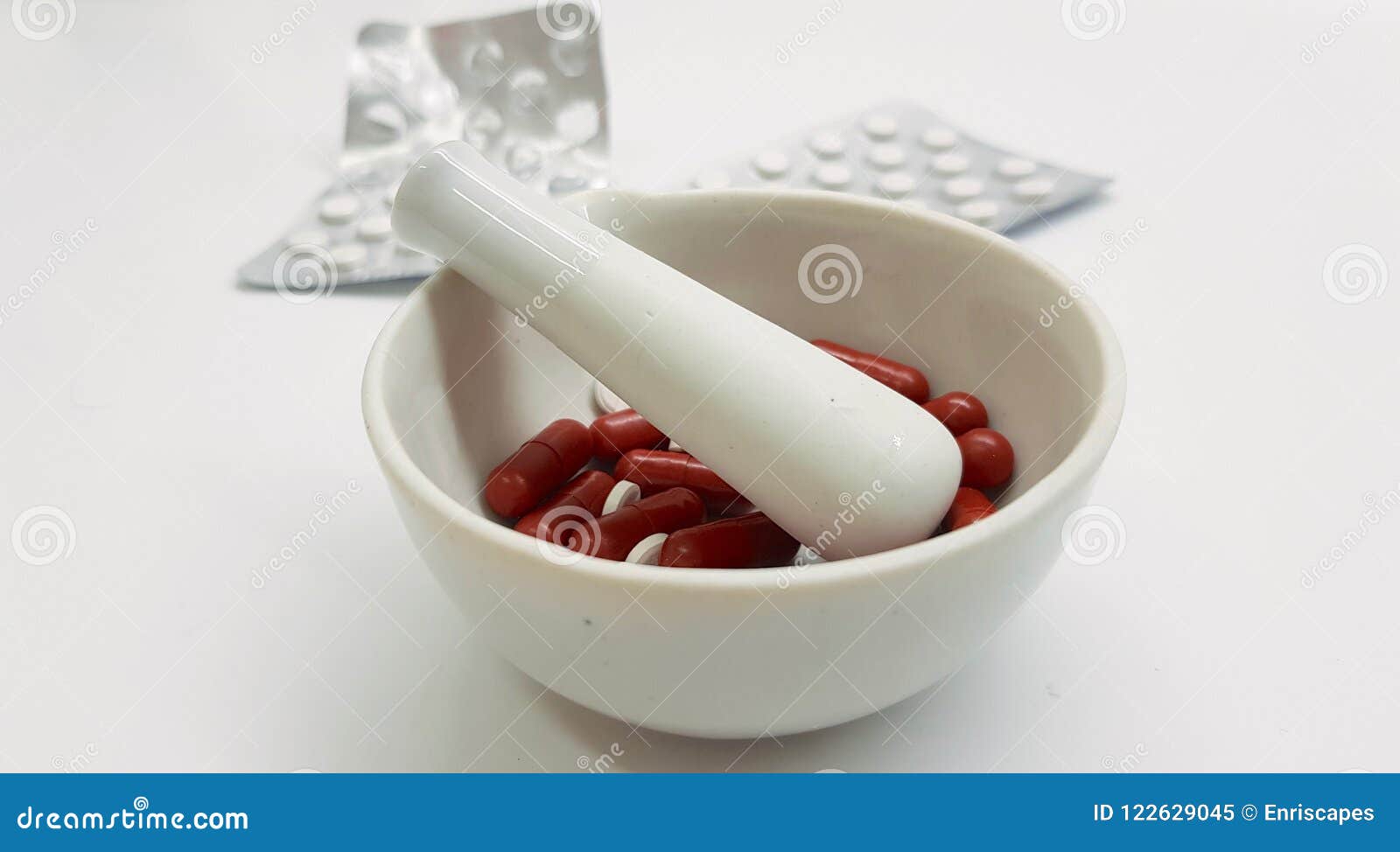 Compounding Capsules and Tablets Stock Image - Image of medicine, test ...