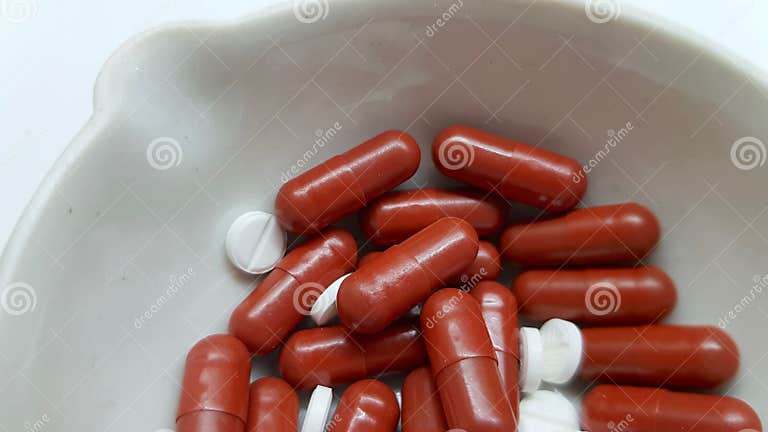 Compounding Capsules and Tablets Stock Image - Image of pharmacy ...