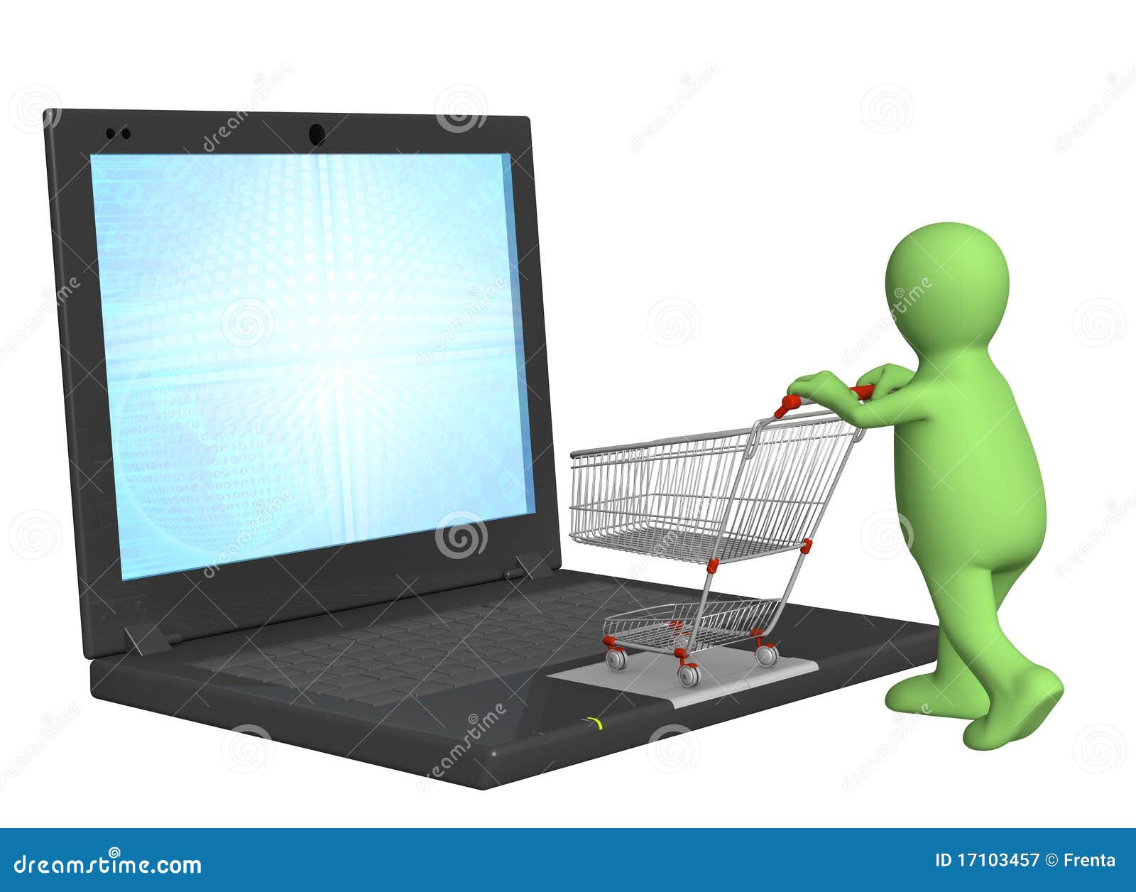 Compra virtual ilustração stock. Ilustração de isolado - 17103457