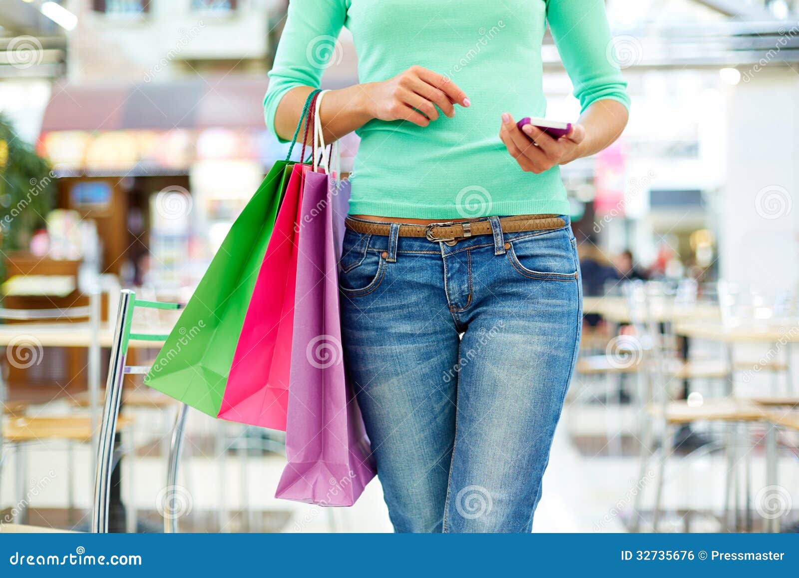 Comprador moderno foto de archivo. Imagen de compra, cliente - 32735676