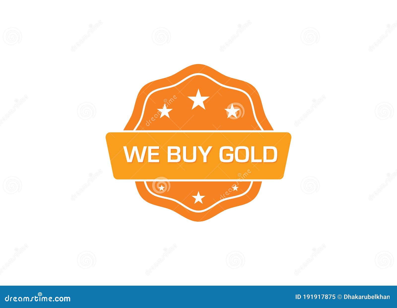 Compramos Selo De Ouro E Compramos Selo De Borracha De Ouro Ilustração ...