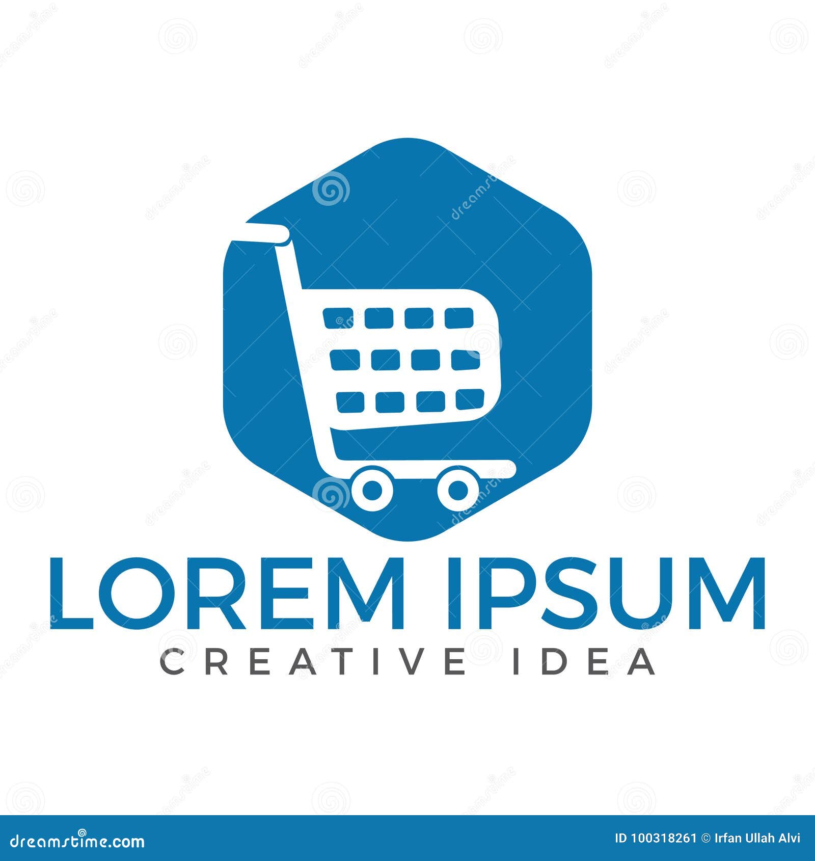 Compras Logo Design ilustración del vector. Ilustración de bolso ...