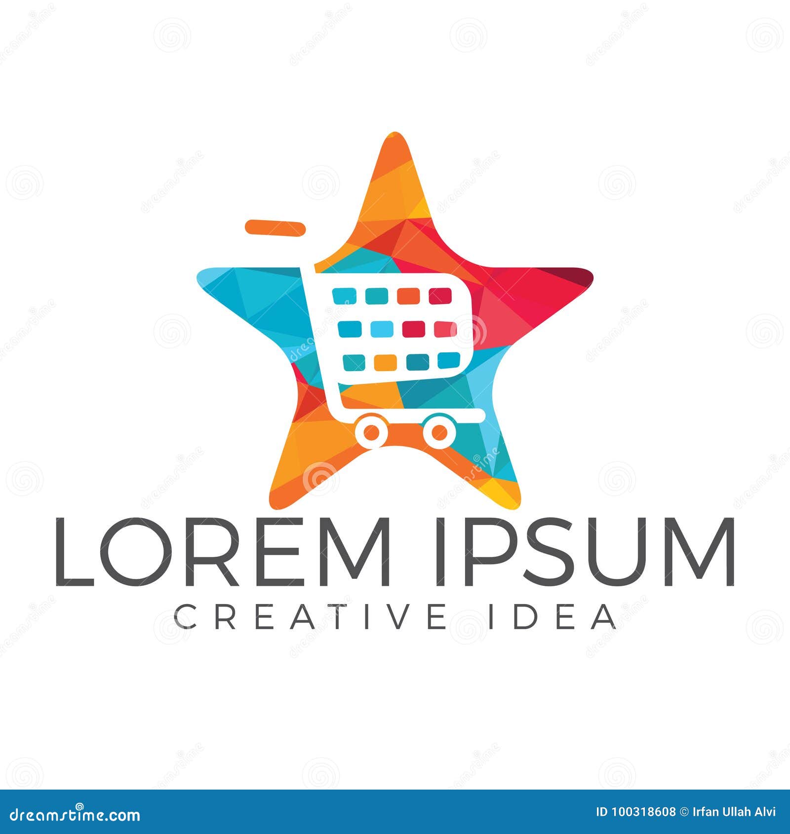 Compras Logo Design ilustración del vector. Ilustración de descuento ...