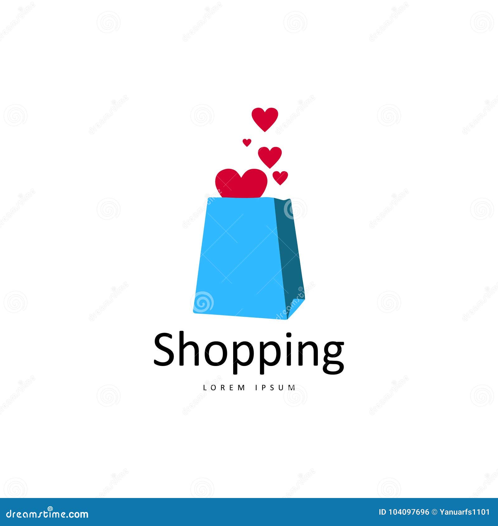 Compras Logo Vector Art Modelo Negocios Ilustración del Vector ...