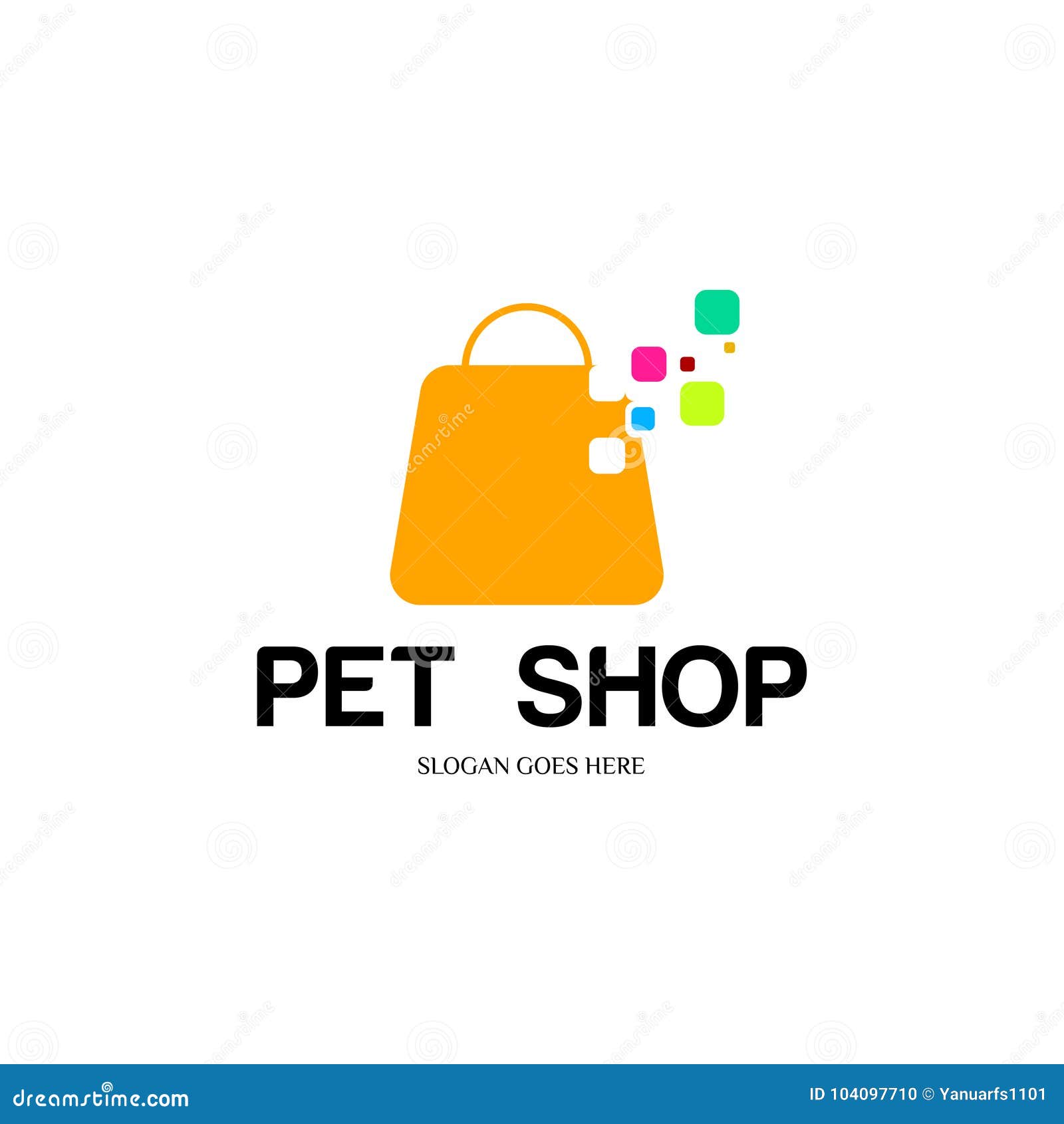 Compras Logo Vector Art Modelo Negocios Stock de ilustración ...