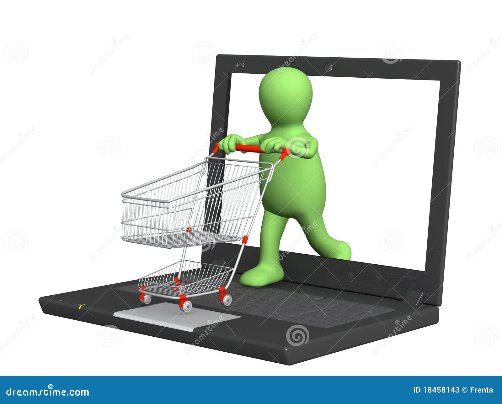 Compras virtuales stock de ilustración. Ilustración de comercial - 18458143