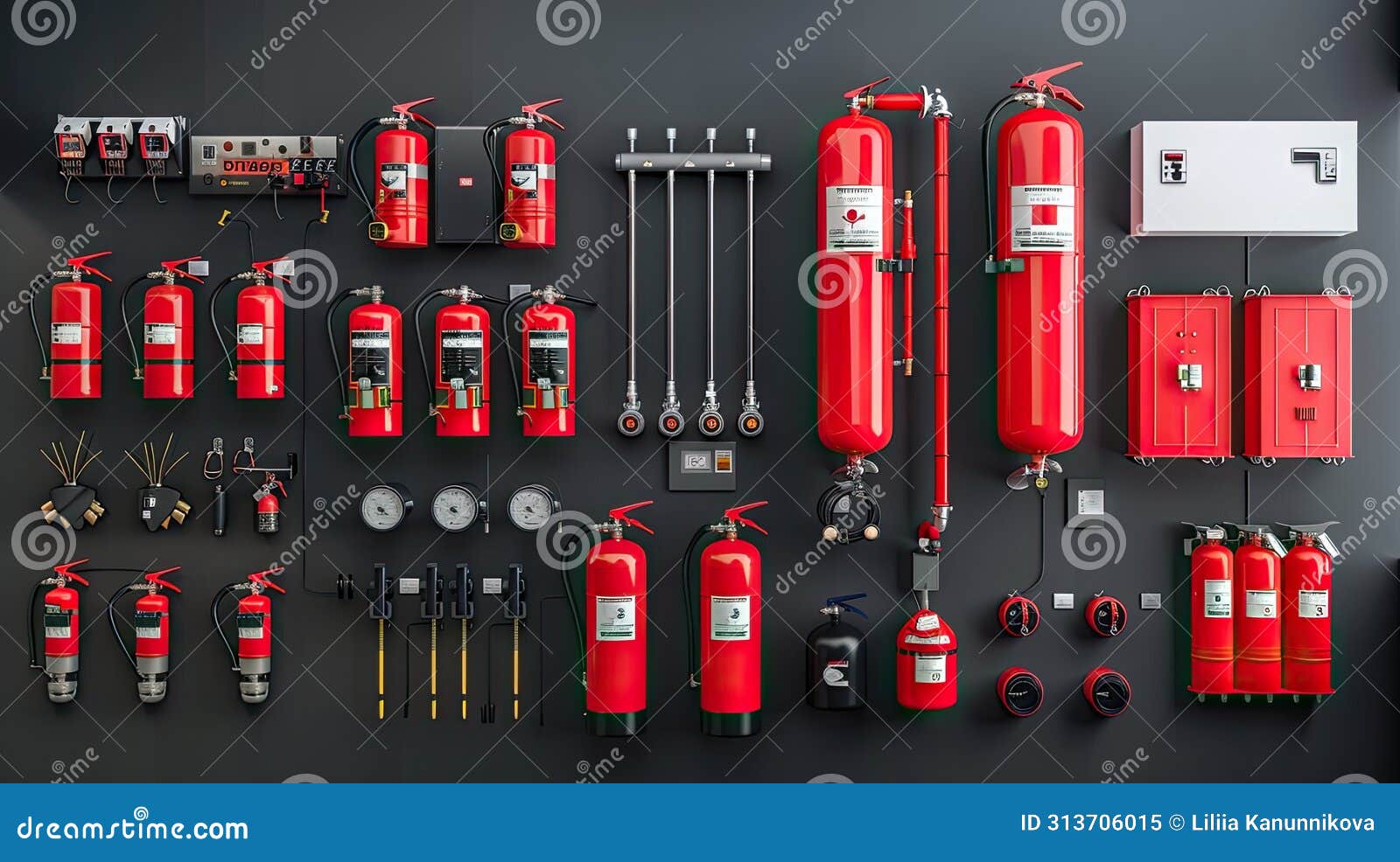 A Comprehensive Array of Fire Safety Solutions, Including Extinguishers ...
