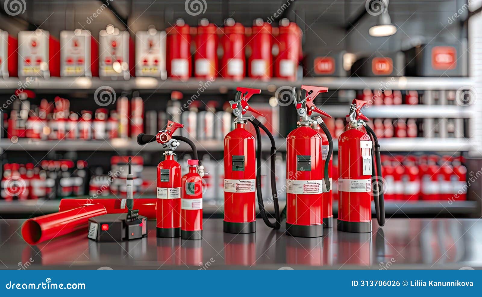 A Comprehensive Array of Fire Safety Solutions, Including Extinguishers ...
