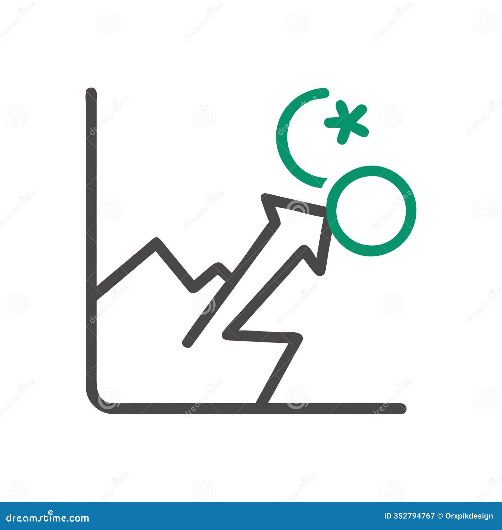 Comprehensive Break Even Point Icon Stock Vector - Illustration of ...