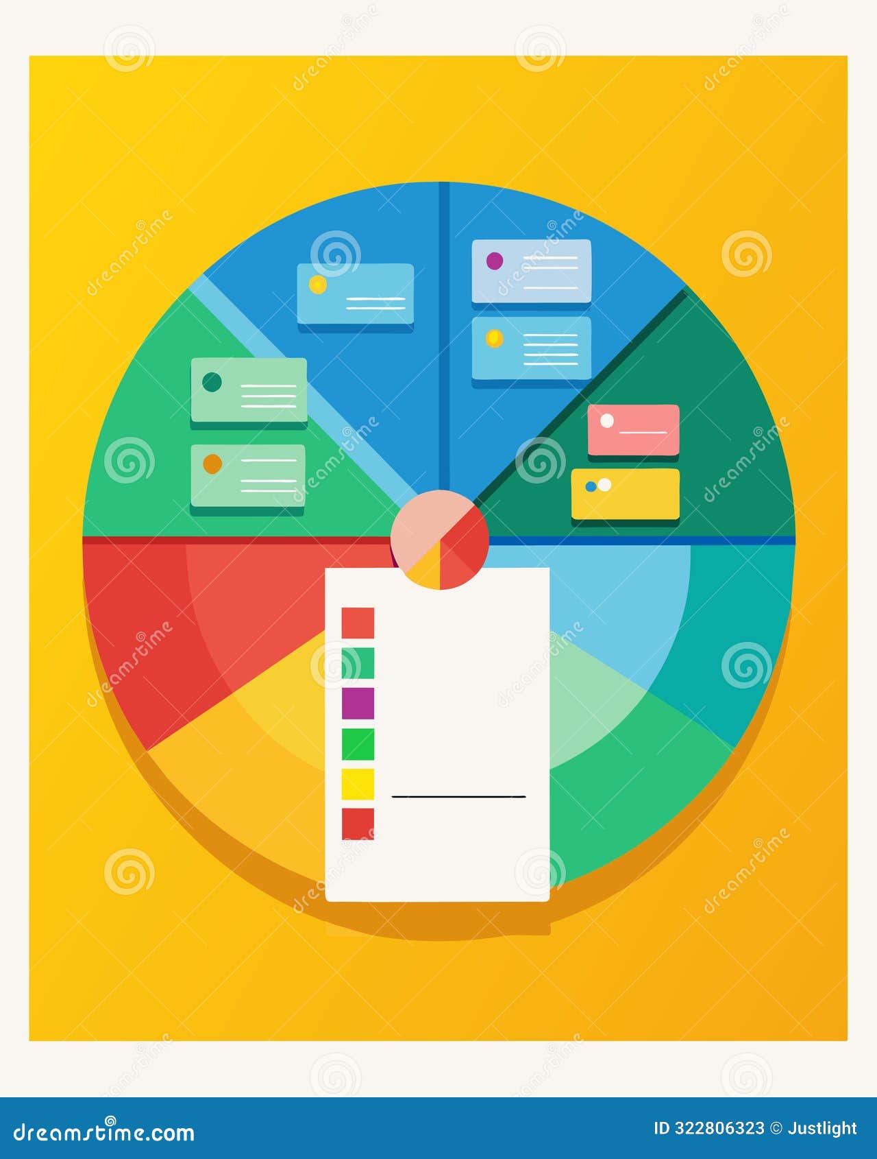 Comprehensive Budget Variance Analysis Icon Vector Illustration ...