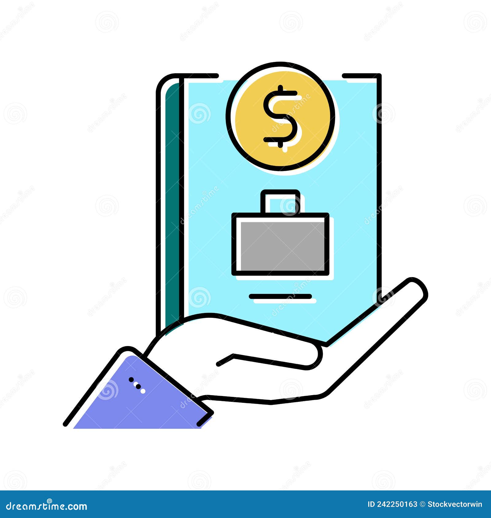 Comprehensive Business Training Program Color Icon Vector Illustration ...