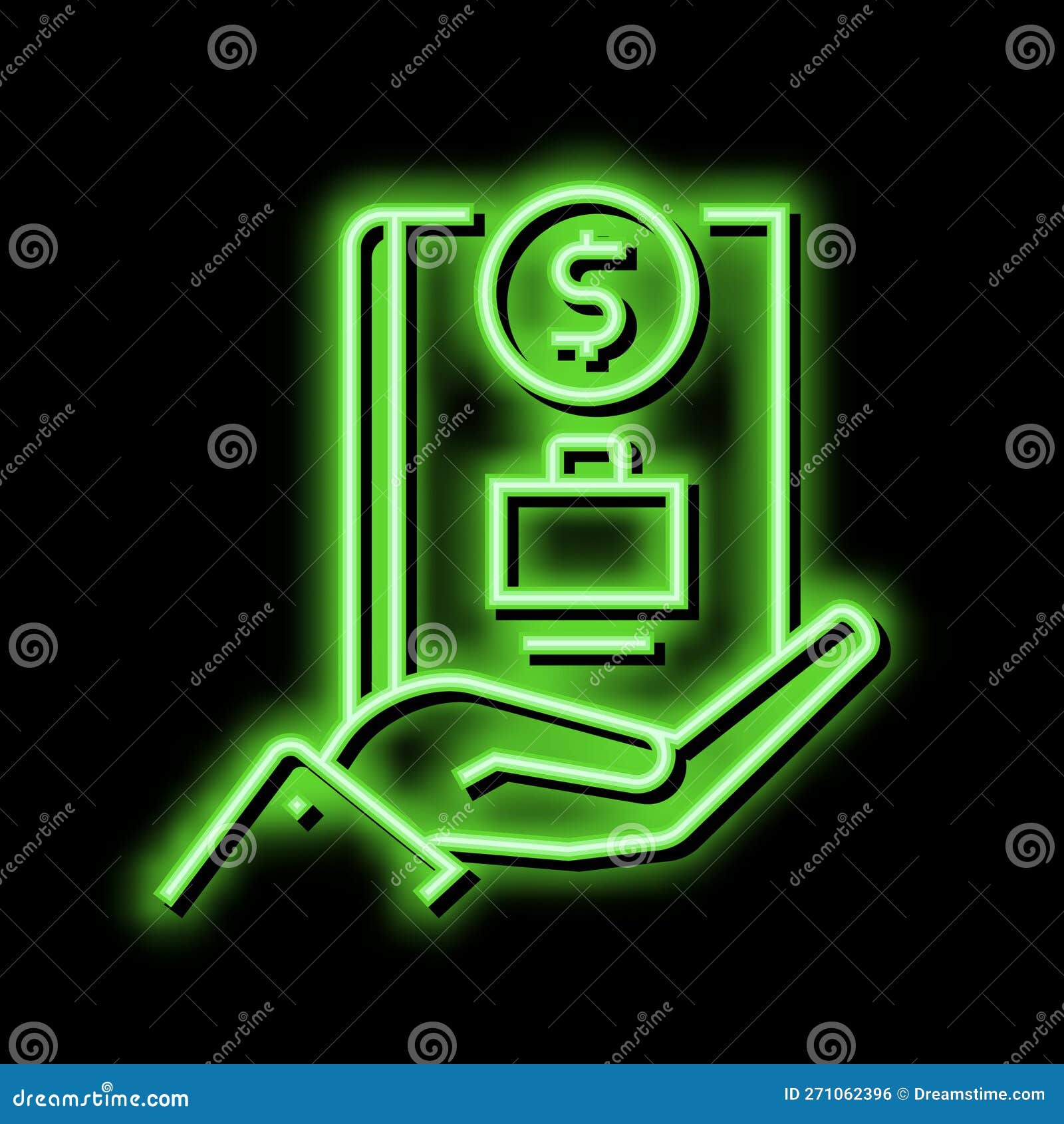 Comprehensive Business Training Program Neon Glow Icon Illustration ...