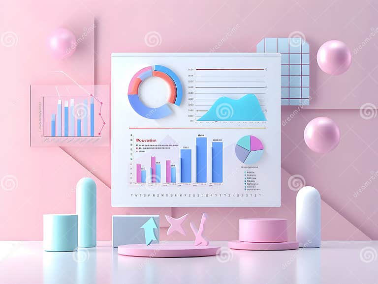 Comprehensive 3D Rendered Business Presentation with Insightful ...