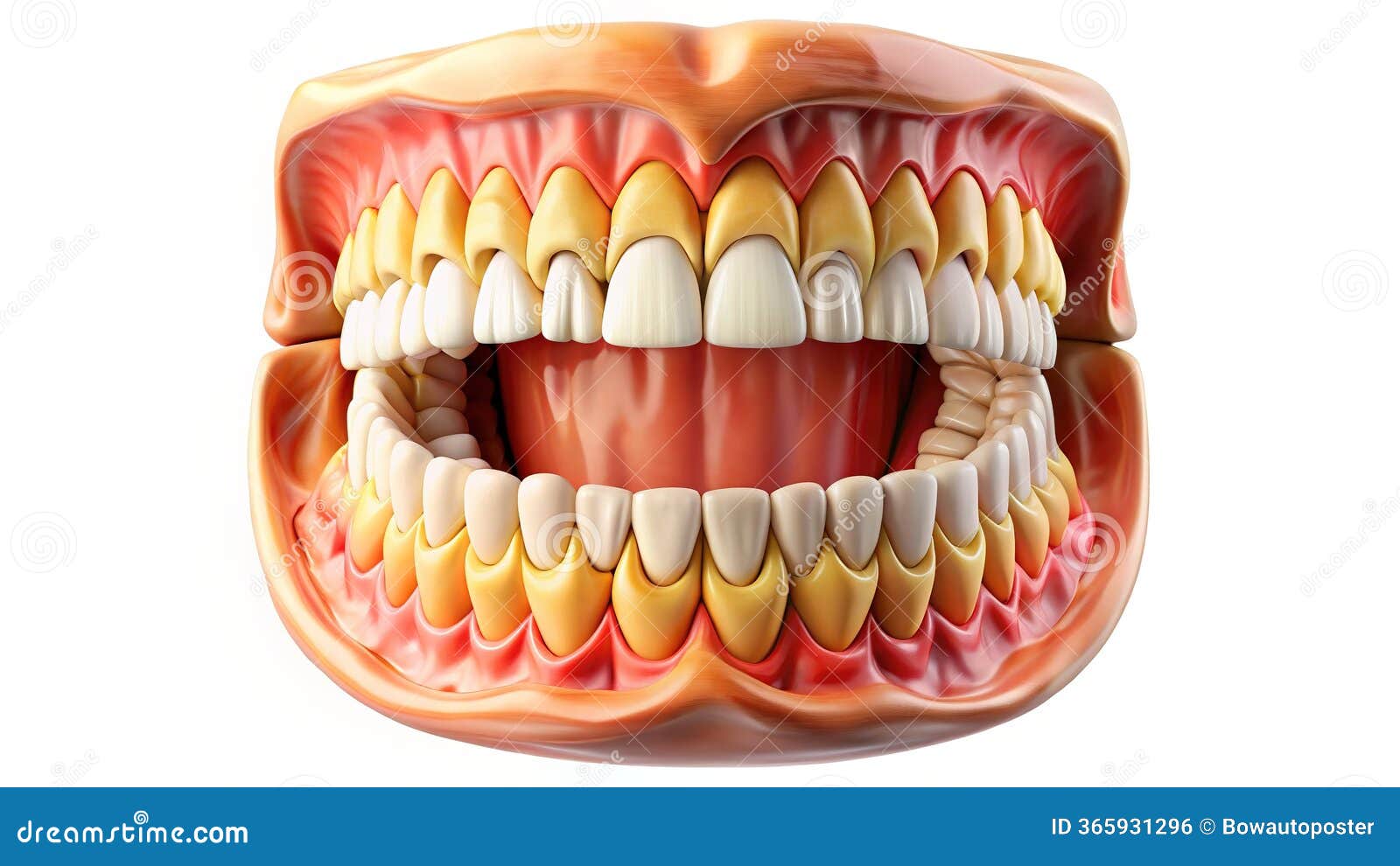 Comprehensive 3D Jaw And Teeth Model Visualizing Structure Alignment ...