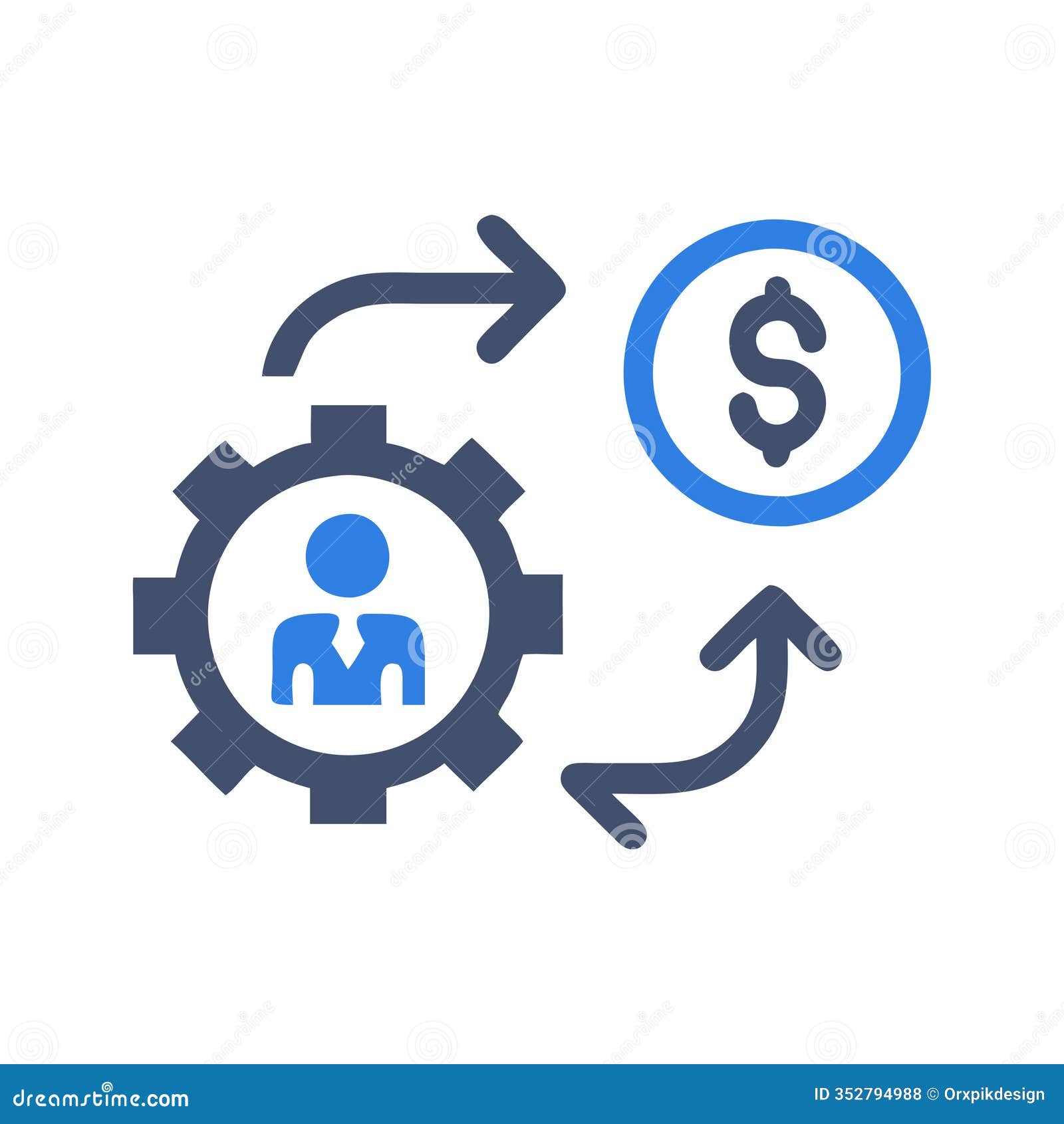 Comprehensive Business Change Management Icon Stock Vector ...