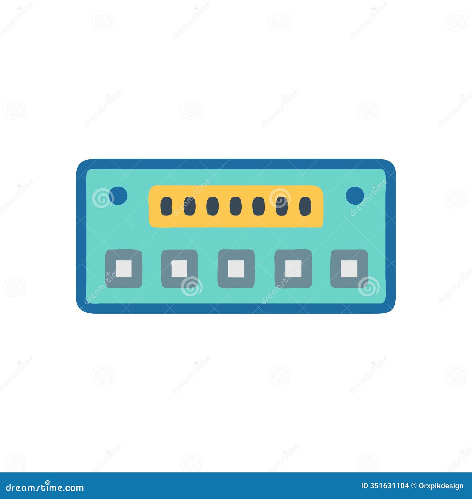 Comprehensive Ethernet Switch Icon Stock Illustration - Illustration of ...