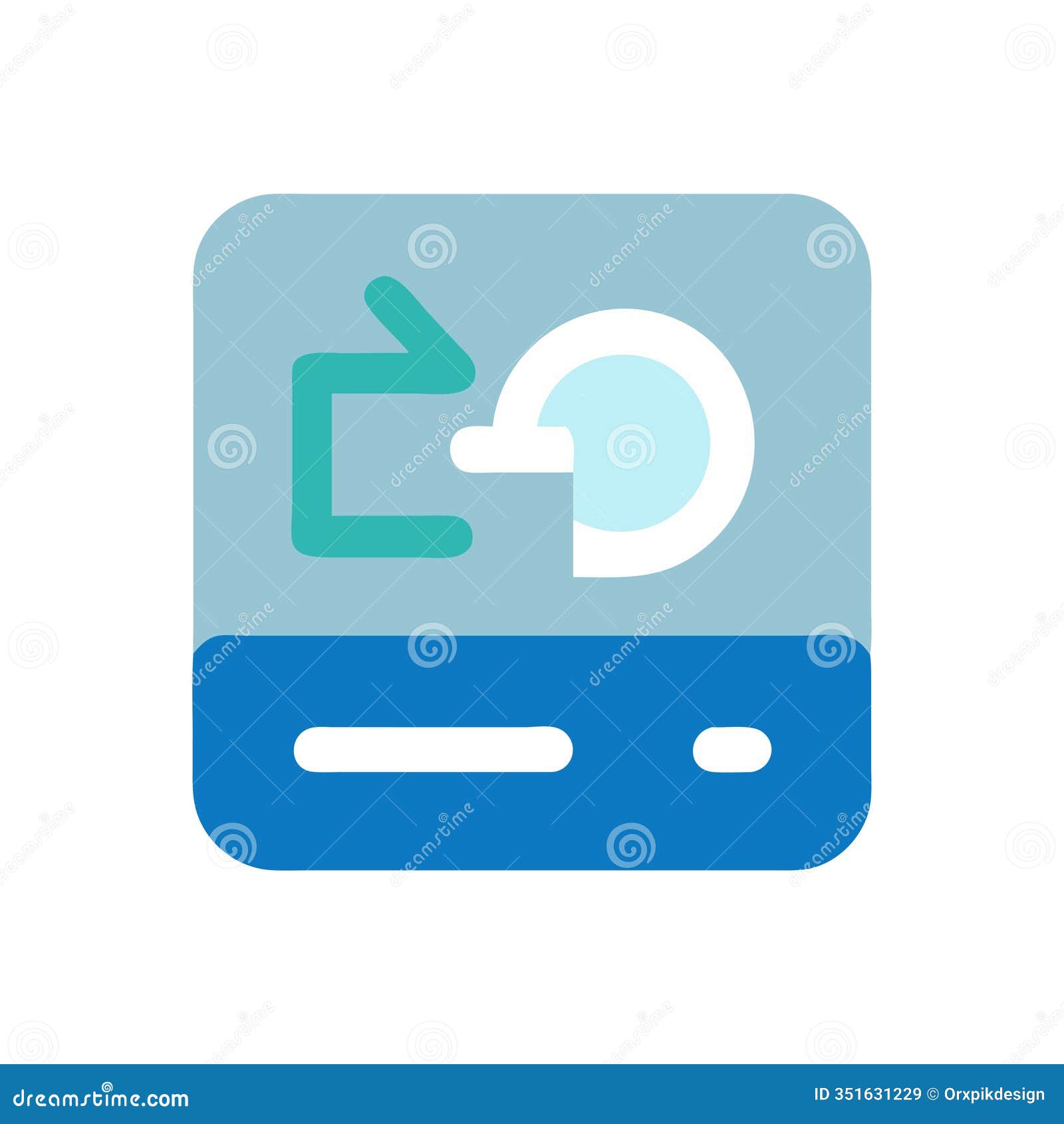 Comprehensive Full Backup Symbol Icon Stock Illustration - Illustration ...