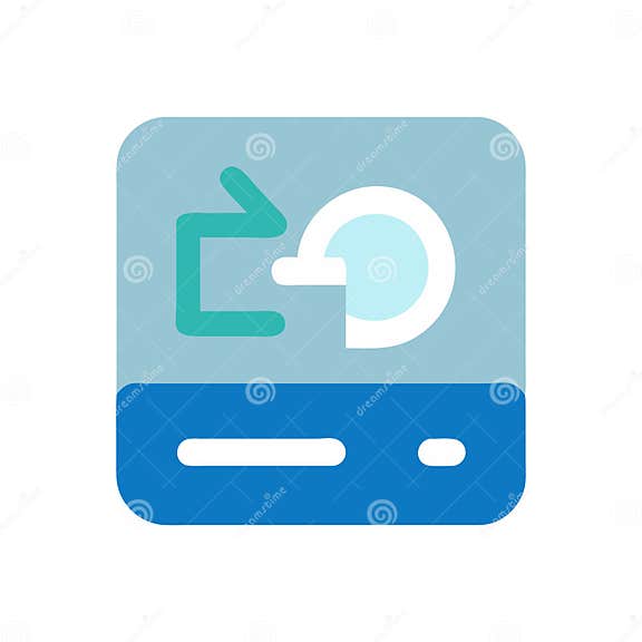 Comprehensive Full Backup Symbol Icon Stock Illustration - Illustration ...