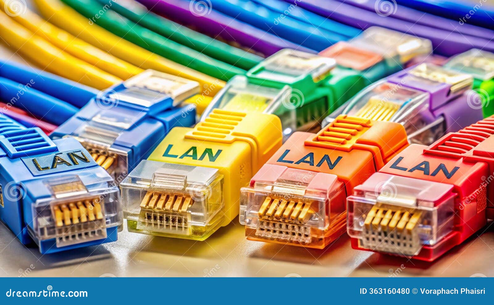 Comprehensive RJ45 Connector Icon Vector Illustration | CartoonDealer ...