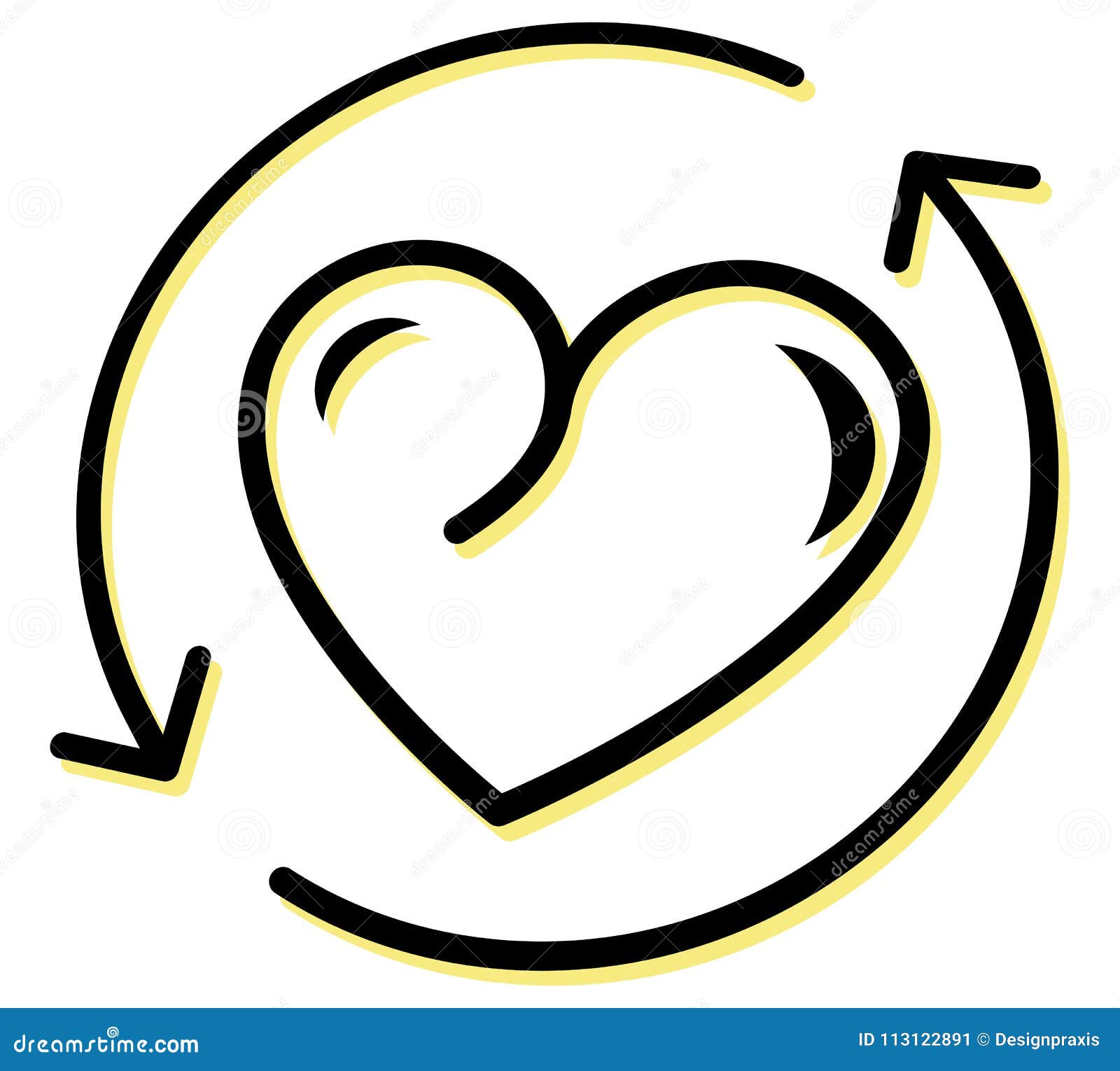 Comprehensive Care Icon With Health Related Symbolism And Image Cartoon ...