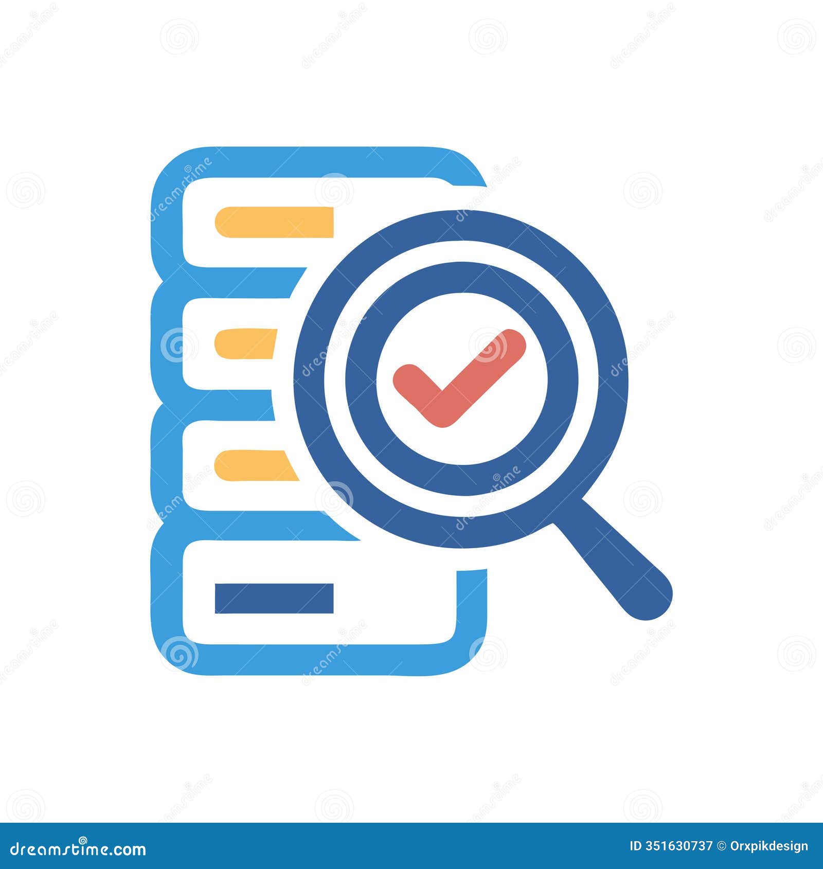 Comprehensive Data Integrity Checker Icon Stock Illustration ...