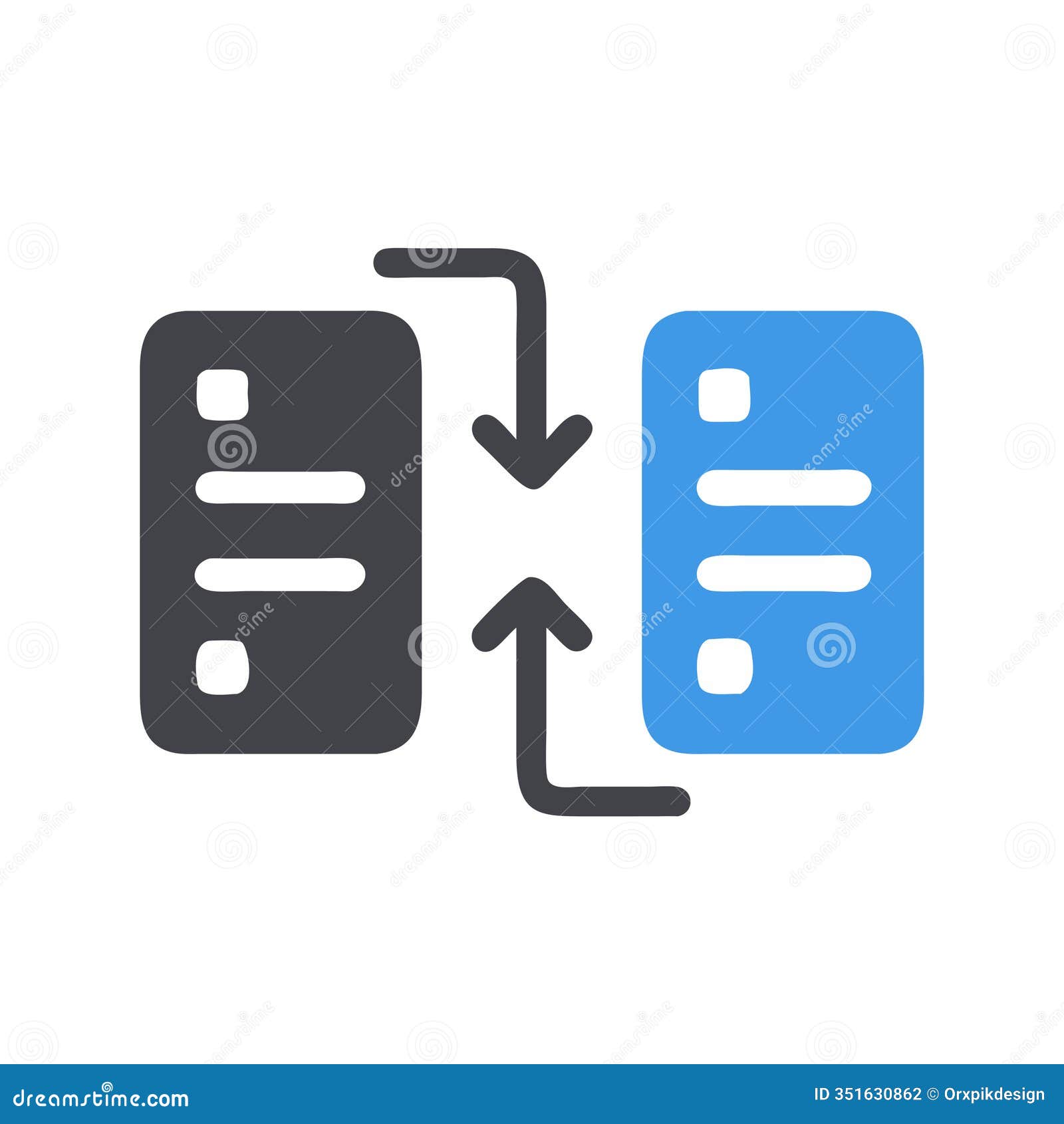Comprehensive Differential Backup Icon Vector Illustration ...