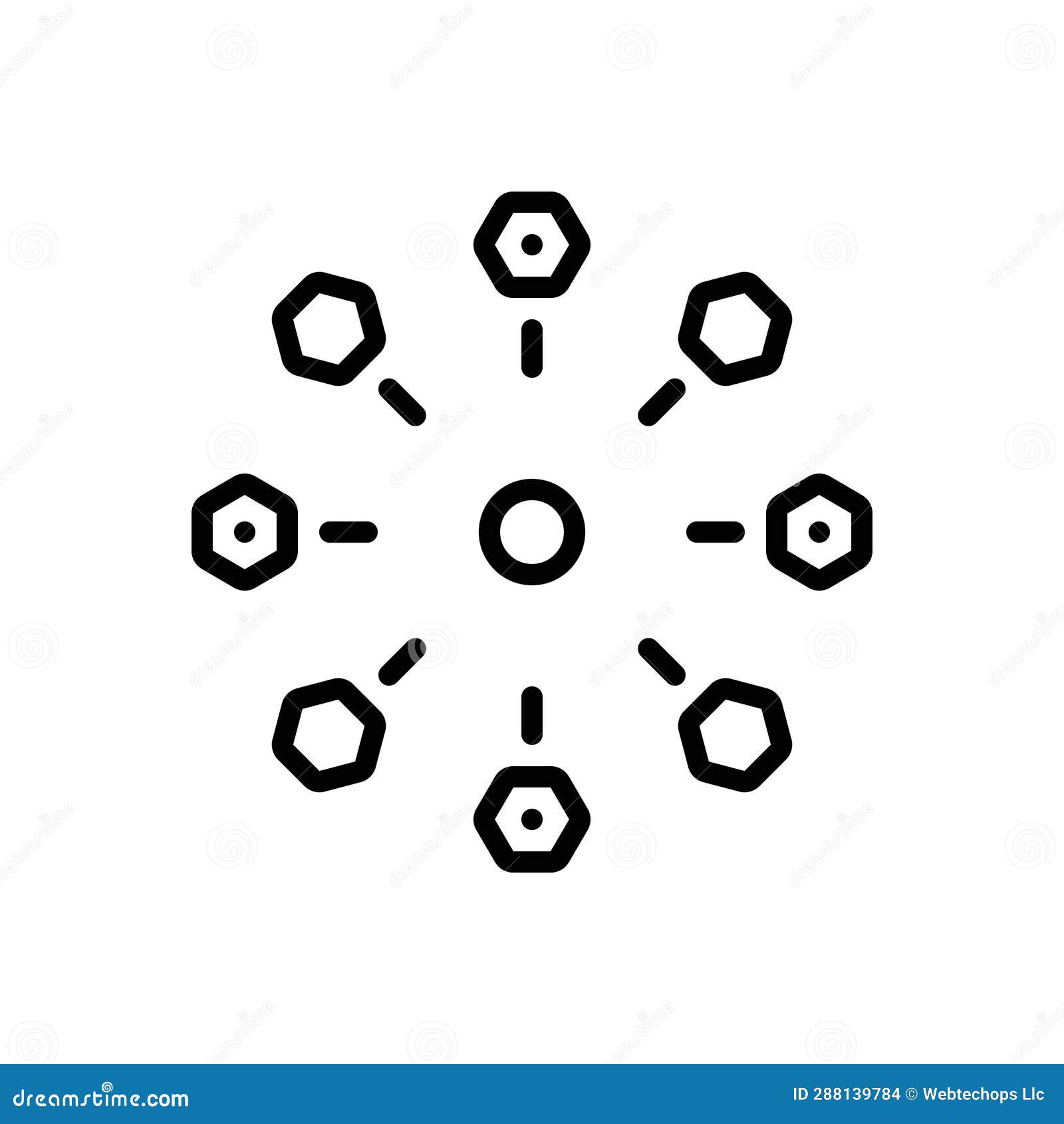 Black Line Icon for Comprehensive, Exhaustively and Extend Stock Vector ...