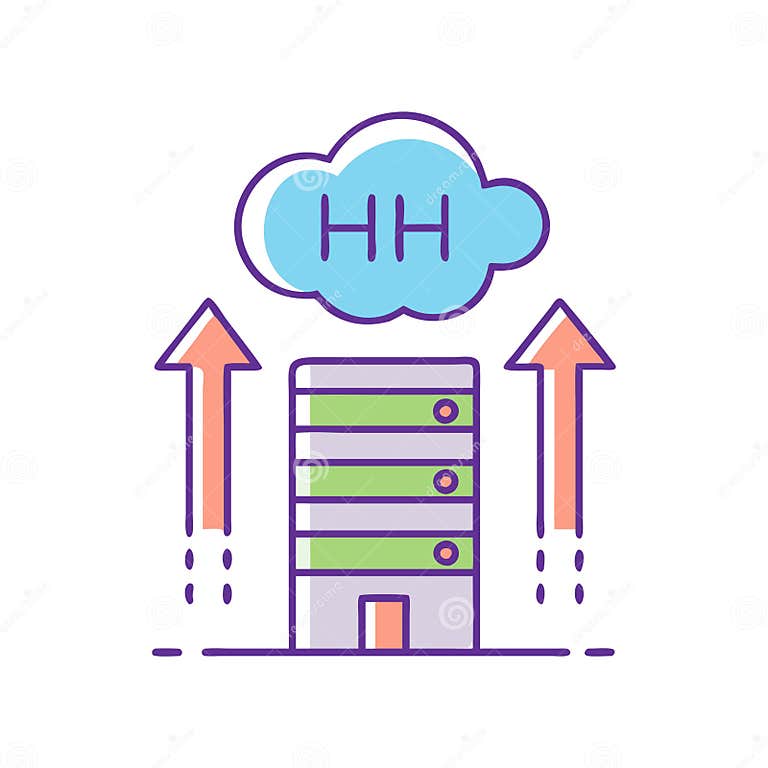 Comprehensive High Availability Icon Stock Vector - Illustration of ...