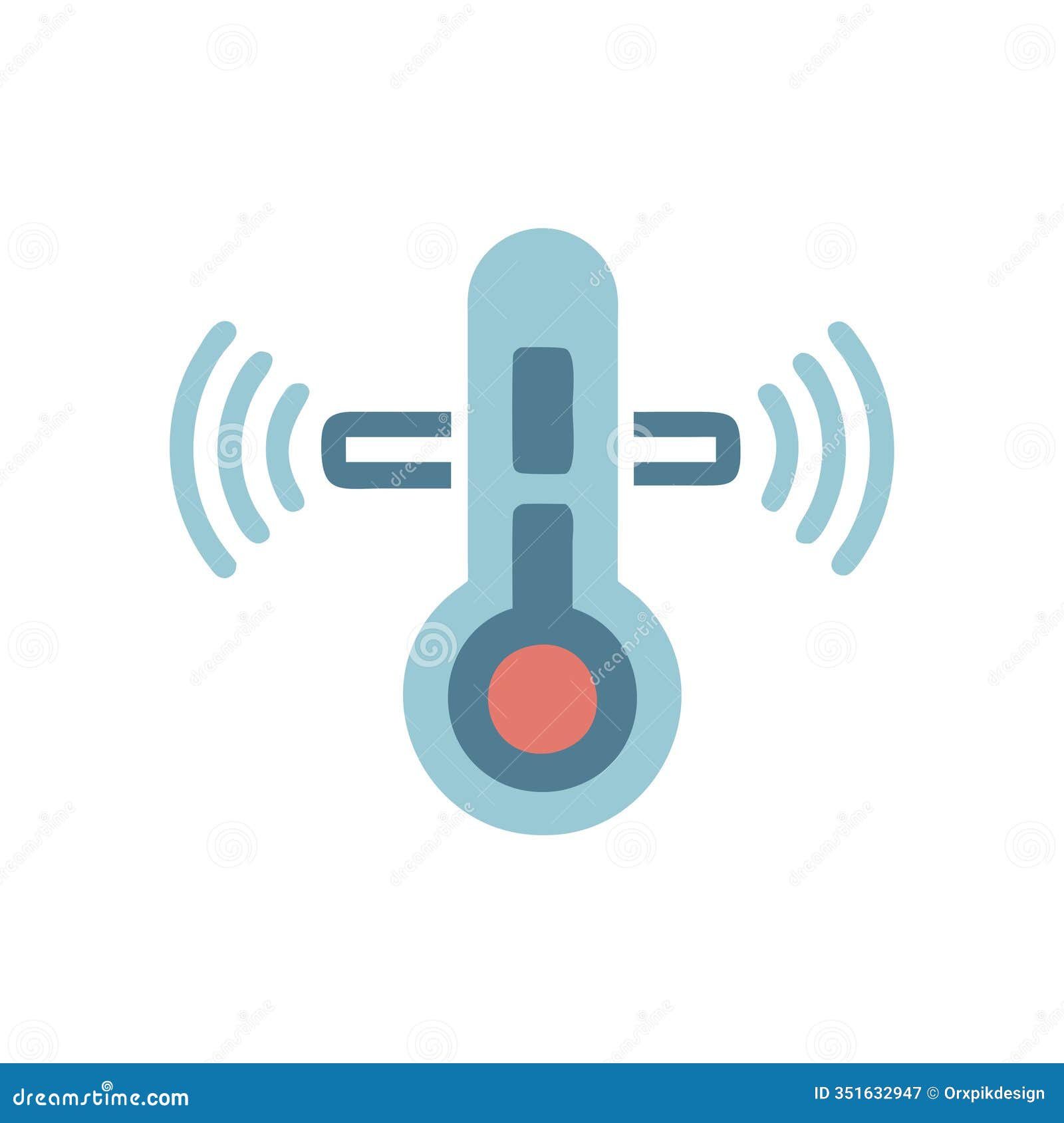 Comprehensive PIR Sensor Icon Vector Illustration | CartoonDealer.com ...