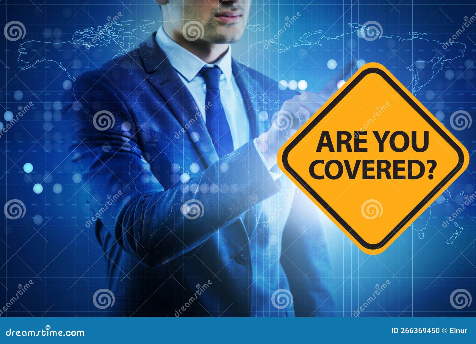 Comprehensive Insurance Concept with Question Stock Photo - Image of ...