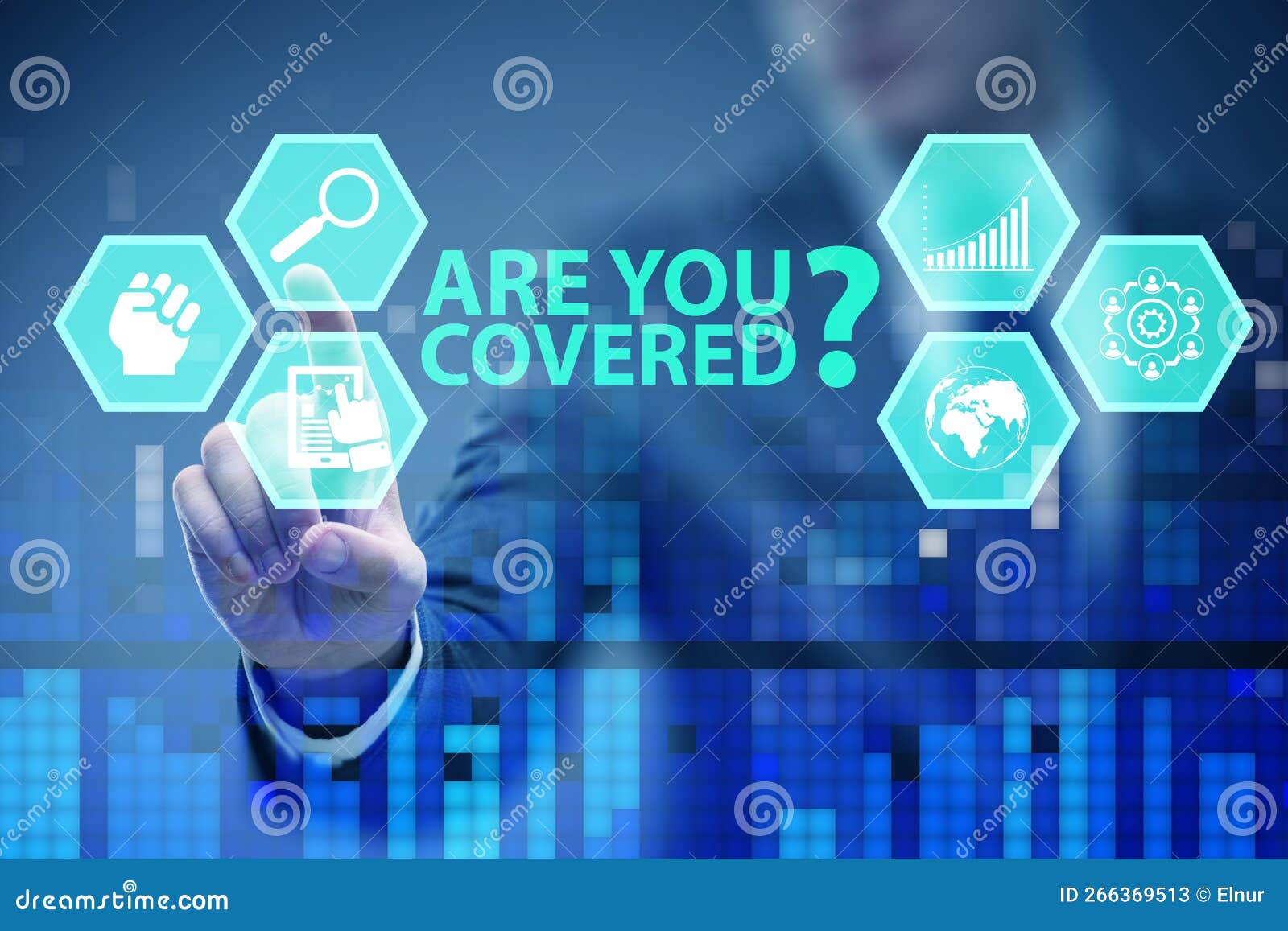 Comprehensive Insurance Concept with Question Stock Image - Image of ...