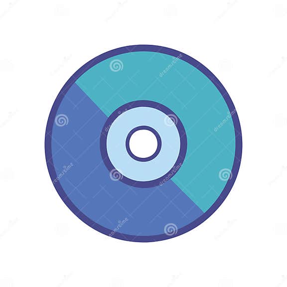 Comprehensive Optical Disc Icon Stock Illustration - Illustration of ...