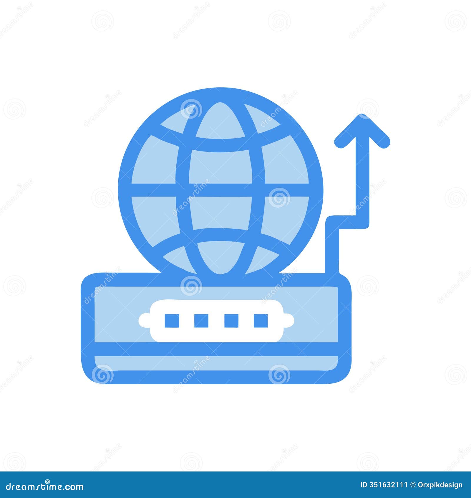 Comprehensive Port Forwarding Icon Cartoon Vector | CartoonDealer.com ...