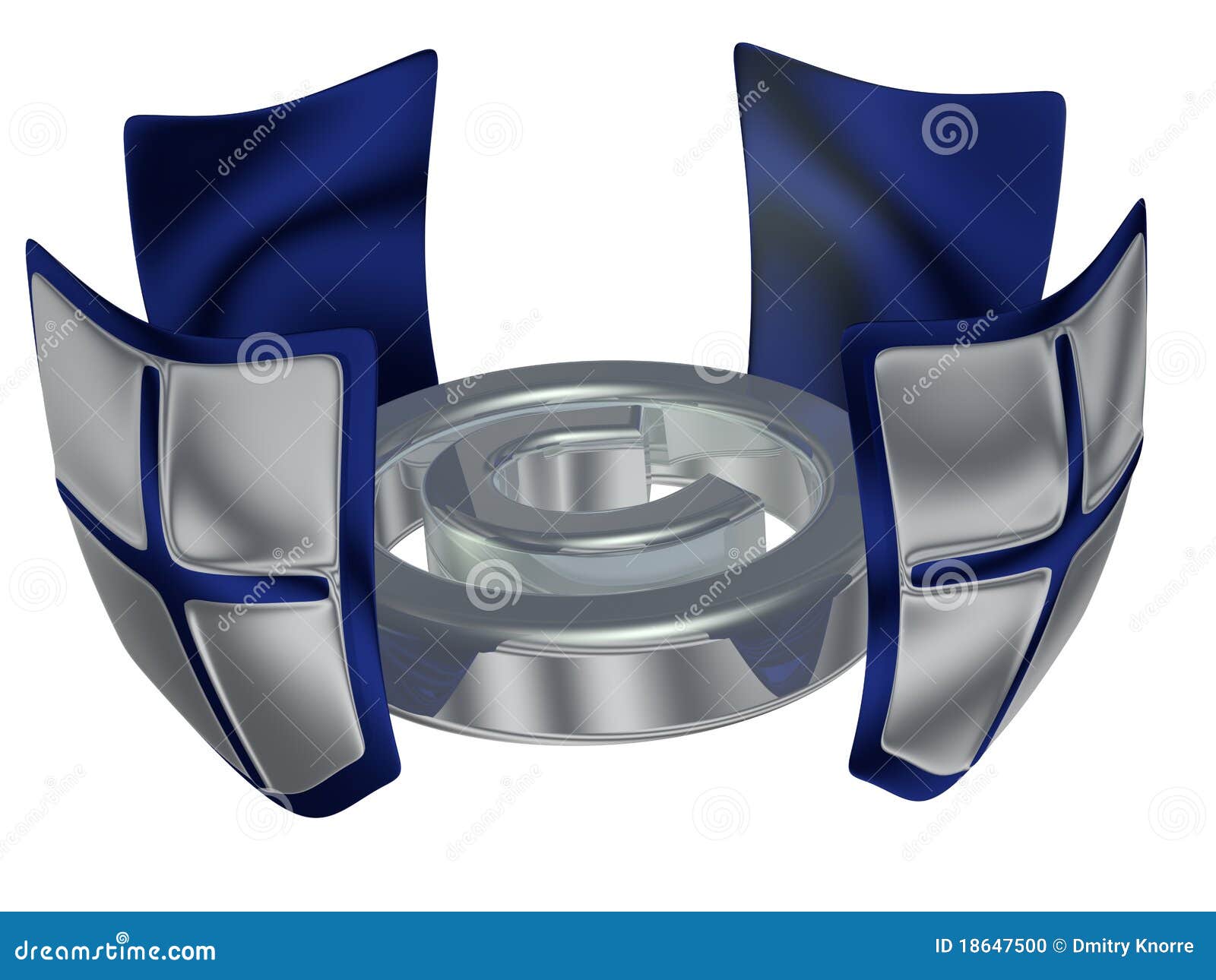 Comprehensive protection stock illustration. Illustration of license ...