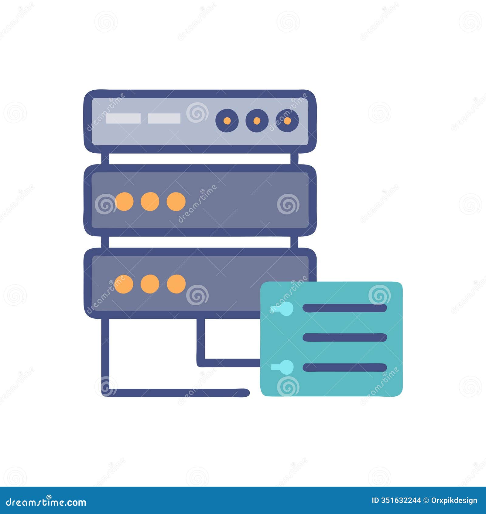 Proxy Server Icon, Linear Design Cartoon Vector | CartoonDealer.com ... Proxy Server Icon, Linear Design Cartoon Vector | CartoonDealer.com ...