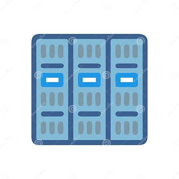 Comprehensive RAID Array Icon for Storage Solutions Stock Illustration ...