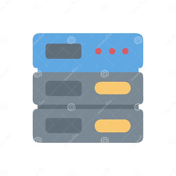 Comprehensive SAN Storage Icon Stock Illustration - Illustration of ...