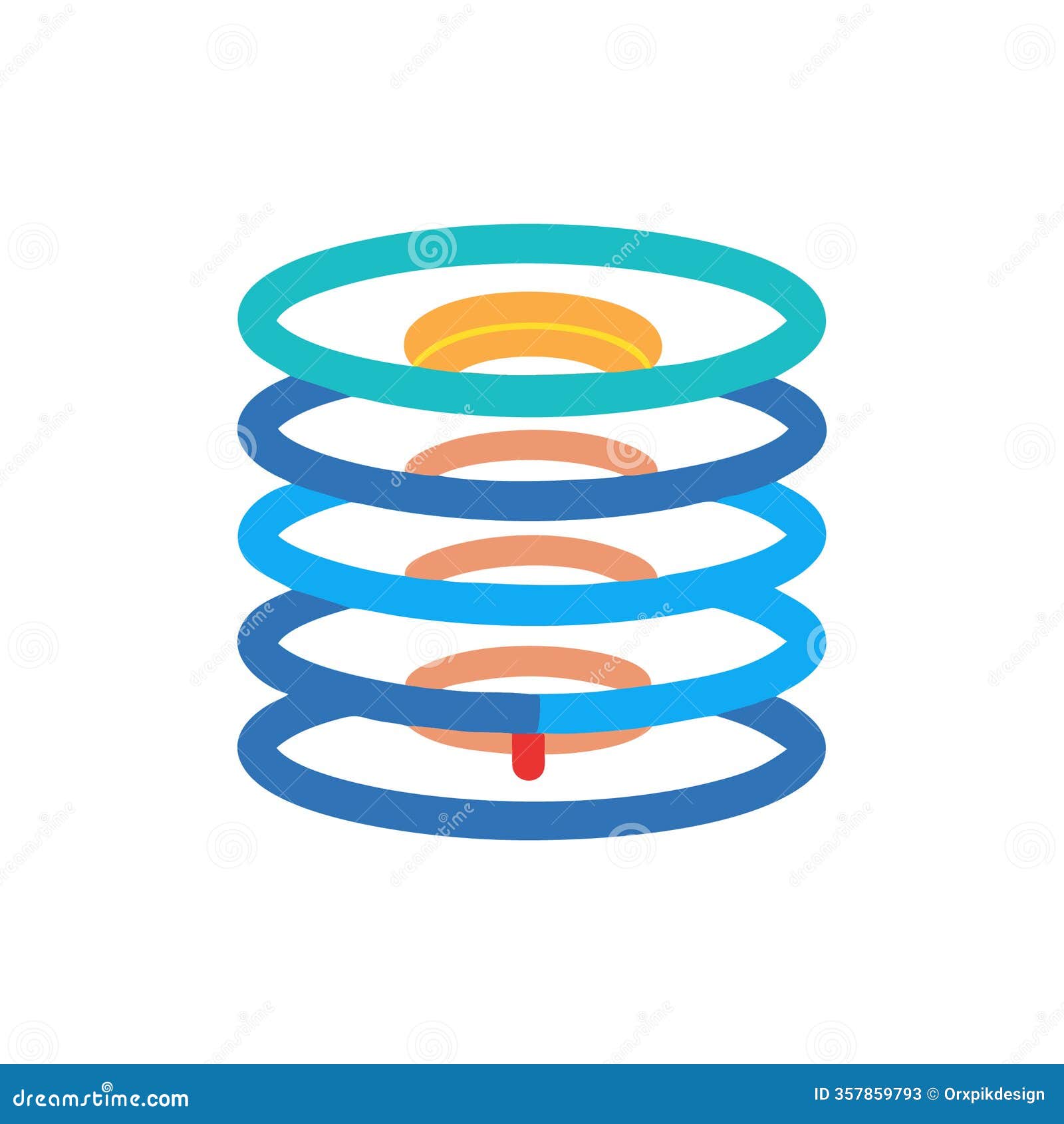 Comprehensive Spiral Model Icon Stock Illustration - Illustration of ...