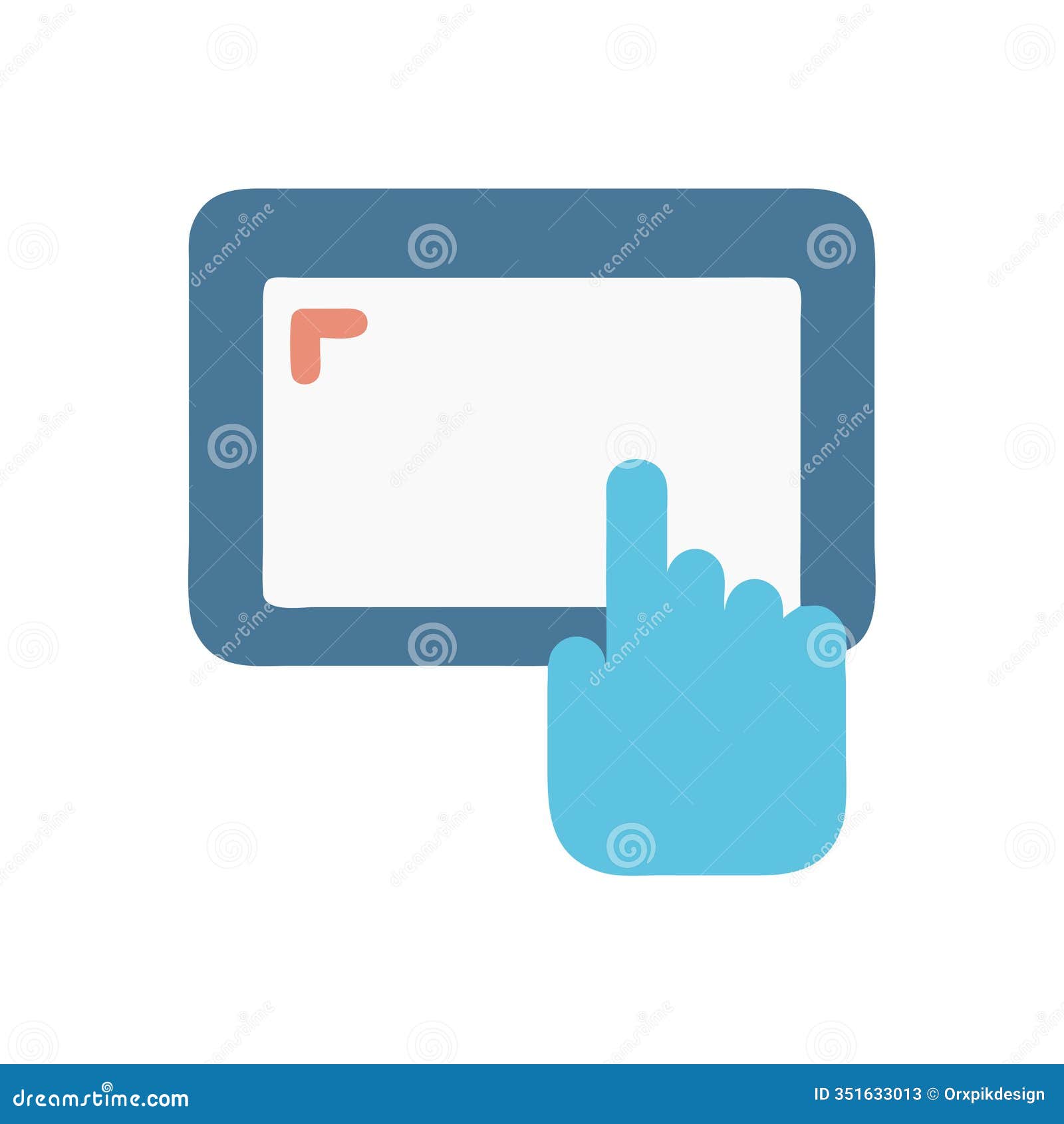 Comprehensive Touchpad Icon for Technology Solutions Stock Illustration ...