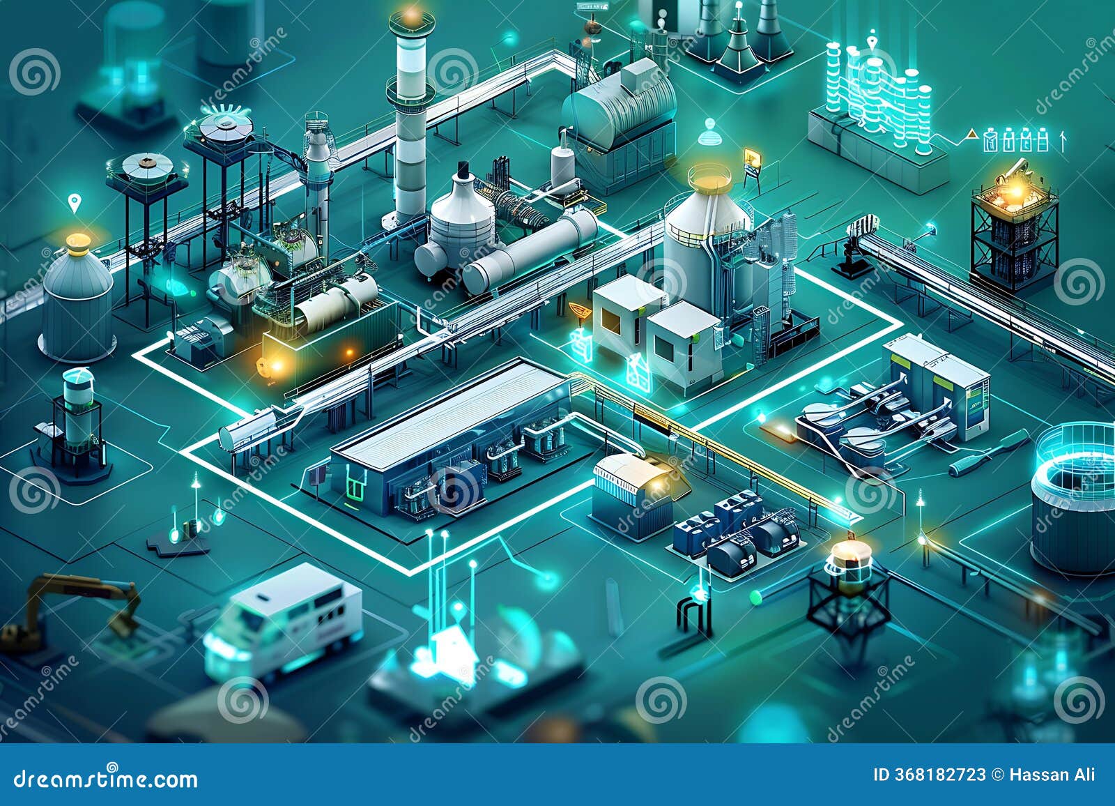 Smart Pipeline Technology Industrial IoT Data Monitoring Energy ...