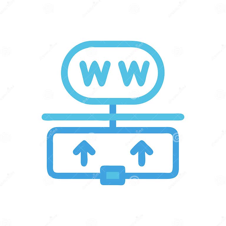 Comprehensive WAN Icon stock illustration. Illustration of security ...