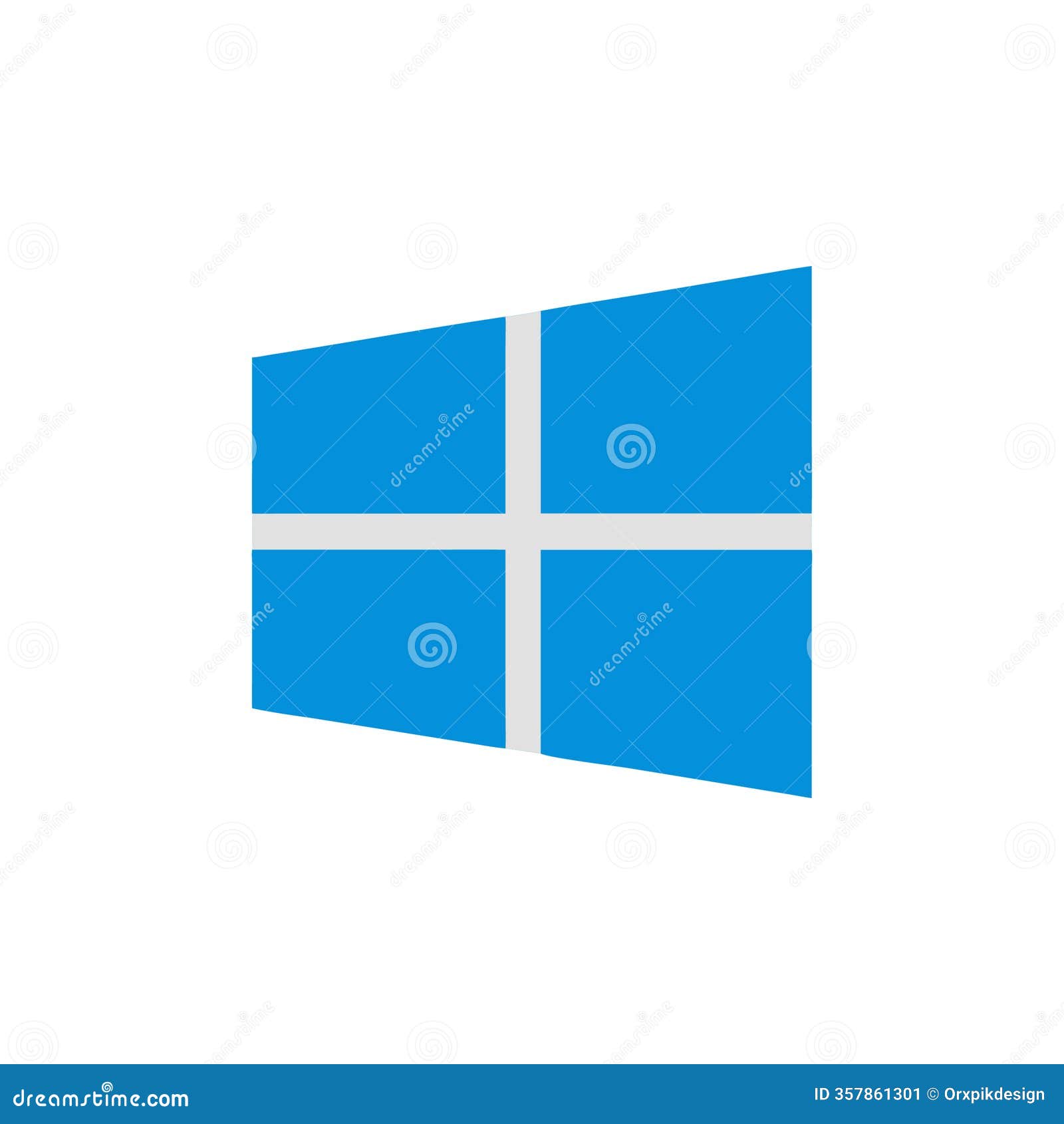 Comprehensive Windows Logo Icon for User Experience Stock Illustration ...