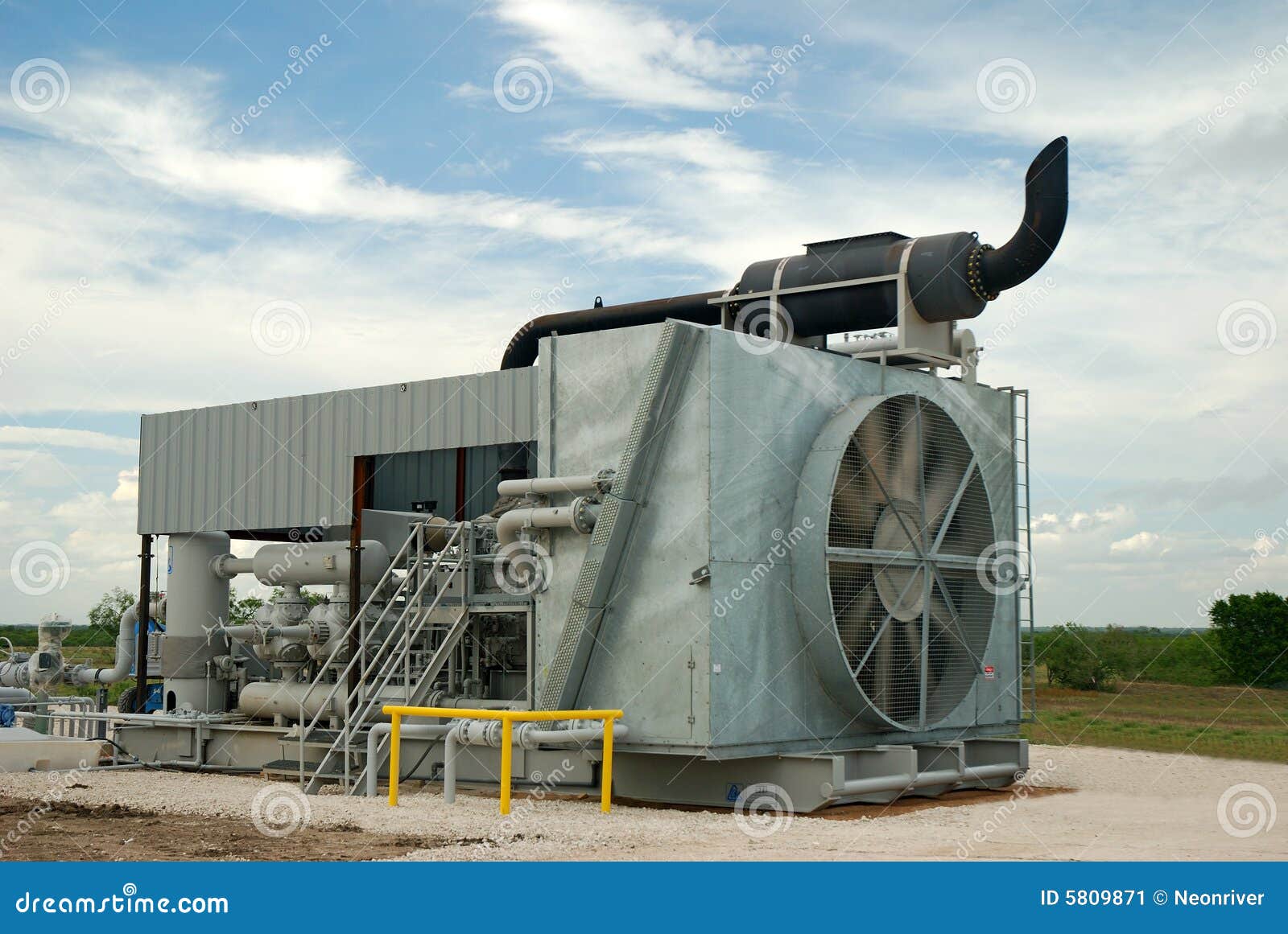 Compresor de gas imagen de archivo. Imagen de combustible - 5809871