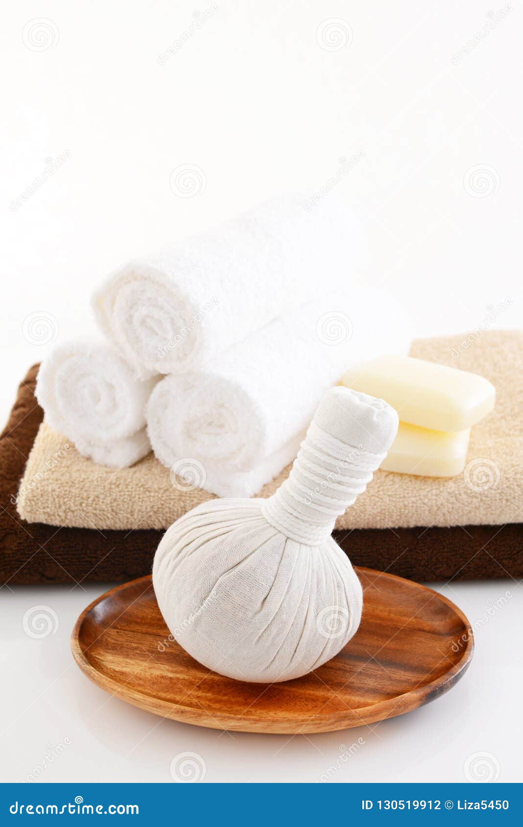 Compress Herb Massage stock photo. Image of aroma, aromatherapy - 130519912