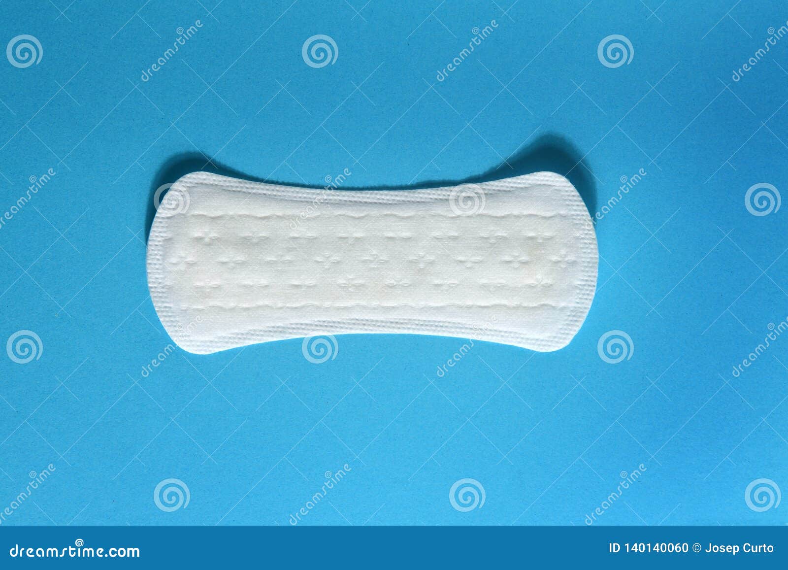 Compress for Menstruation on Blue Stock Photo - Image of menstrual ...