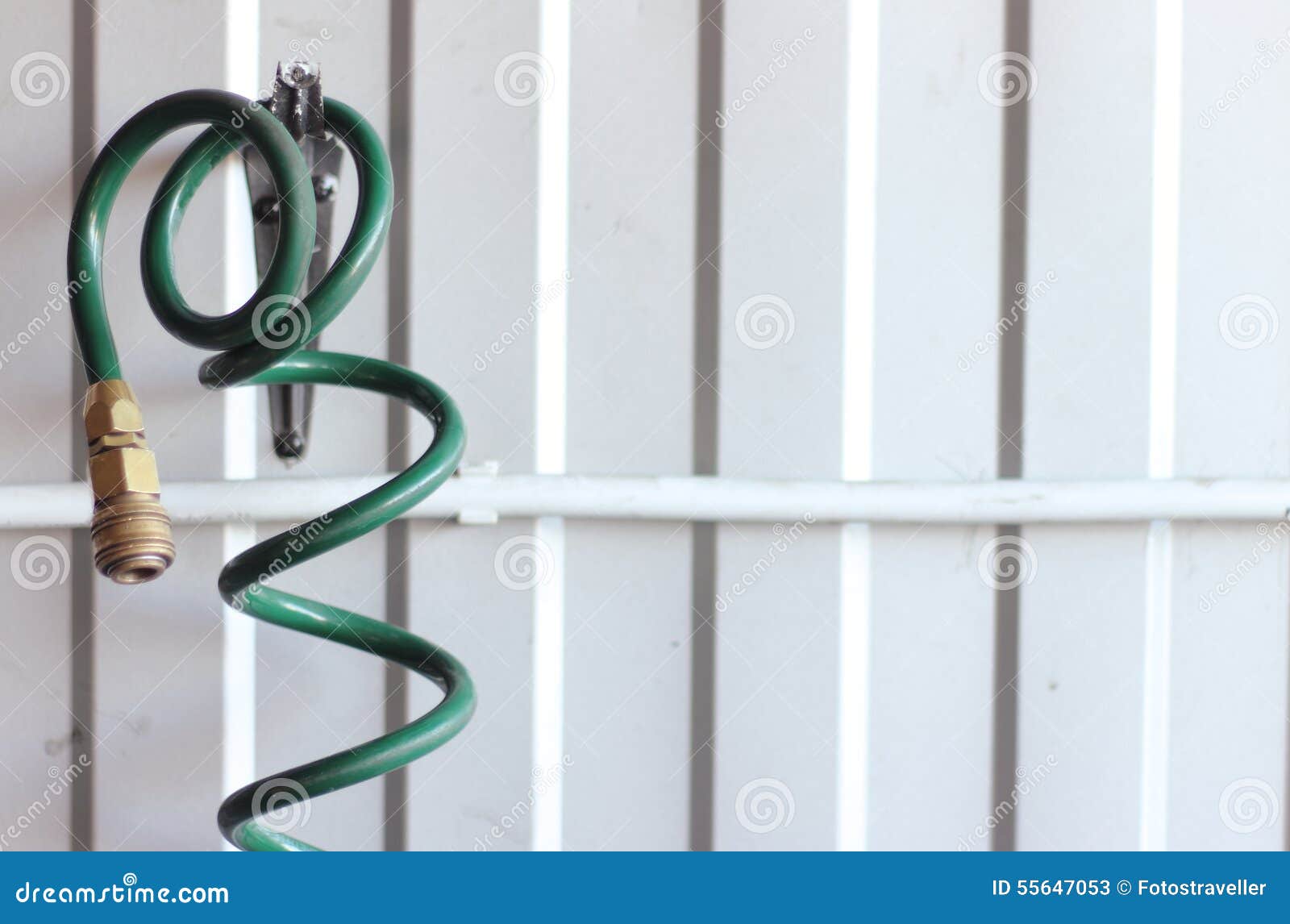 Compressed air hose stock image. Image of tool, metal - 55647053